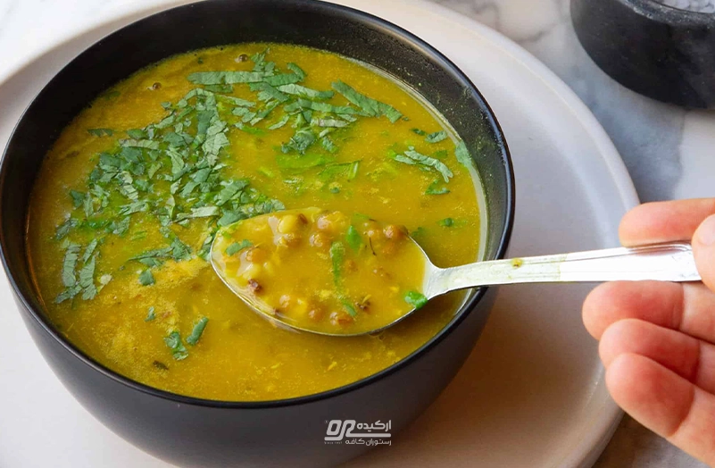 طرز تهیه آش ماش شیرازی مجلسی خوش طعم